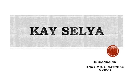 8 ARALIN 2 Kay Selya.pptx florante at laura | PPTX