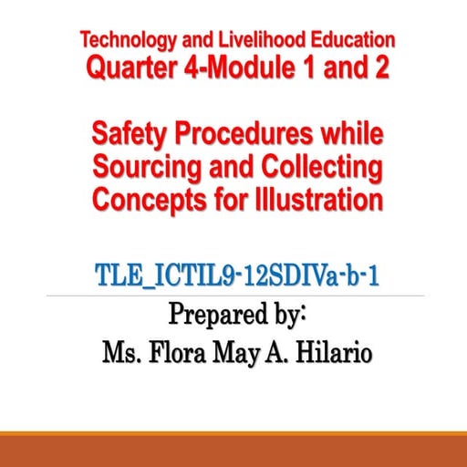 Q4-MODULE1 and 2 Safety Procedures and sourcing.ppt