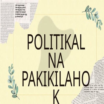 politikal na pakikilahok ng mga mamamayan | PPTX