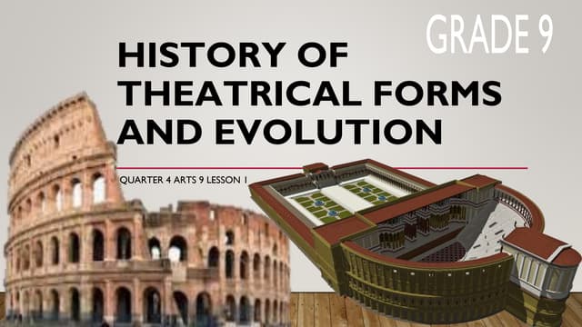 Theatre history | PPTX