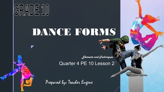 5 ELEMENTS OF DANCE_CONTEMPORARY PHIL. ARTS | PPTX | Dance | Fine Art