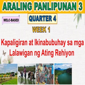 Mga gawaing pangkabuhayan sa pilipinas | PPTX