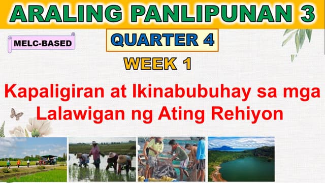 Mga gawaing pangkabuhayan sa pilipinas | PPTX