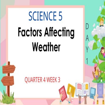 Factors Affecting the Climate Grade 9 Quarter 3 Week 4 | PDF