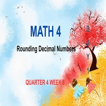 Rounding Decimal Numbers | PPTX