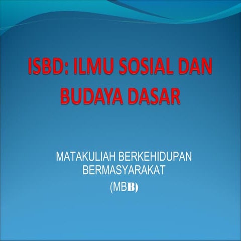 Visi misi isbd | PPT