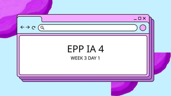 Q4_LE_EPP 4_Lesson 4_Week 4.pdf EPP modules | PDF