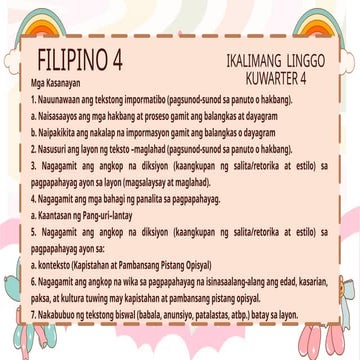 Quarter 4_FILIPINO_lesson plan____WEEK 5 | DOCX