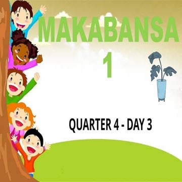 Q4G1_Makabansa_W6-Day3-4 powerpoint presentation | PPT