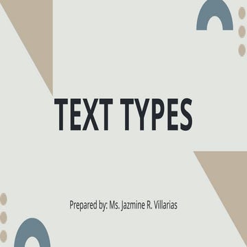 Quarter 4 Grades 4 - DIFFERENT TEXT TYPES.pptx