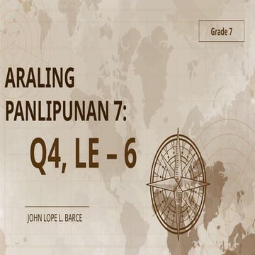 Q4, LE - 6 - hejekeorjrjjrkriffko fjdkkrpptx | PPTX