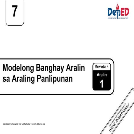 ARALING PANLIPUNAN 7 - MATATAG CURRICULUM | PPTX