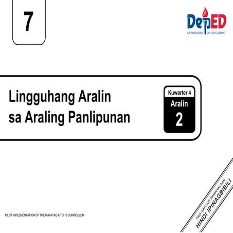 LE_Q3_AP-7_Aralin-2_Linggo-3. LESSON EXEMPLARpdf | PDF