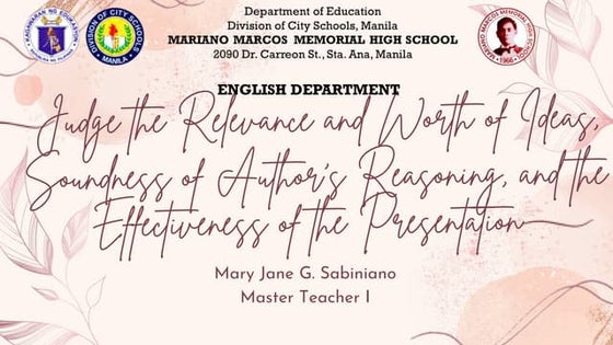 Using Grammatical Signals Suitable to Patterns of Idea Development | PPT