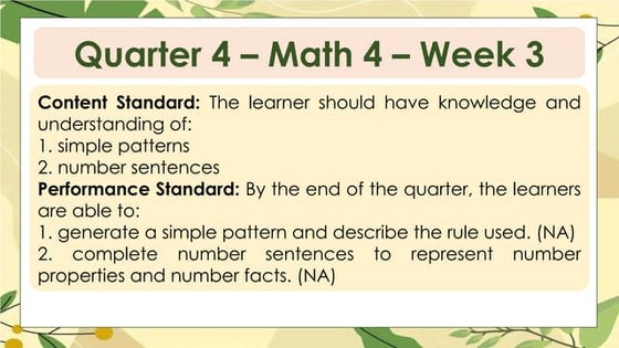 mathematics lesson plan for graded 4 pupils | PDF