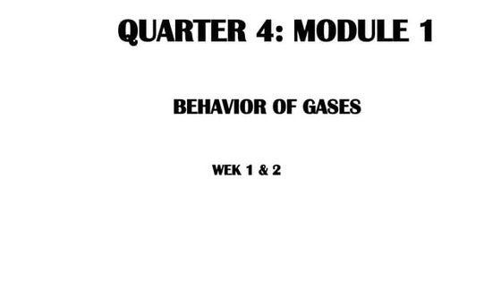 SIENCE MODULE- CHARLES LAW PRESENTATION.pptx | Chemistry | Science