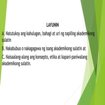MGA URI NG TALUMPATI | PPTX