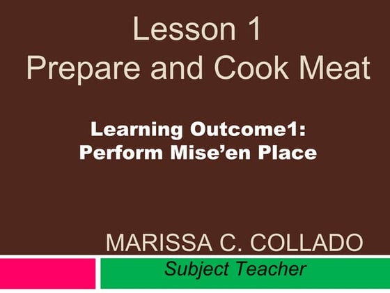 Cookery-LAS Q4-WK1.pdf | Woodworking | Arts and Crafts