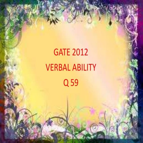 Q59 gate 2012 | PPTX