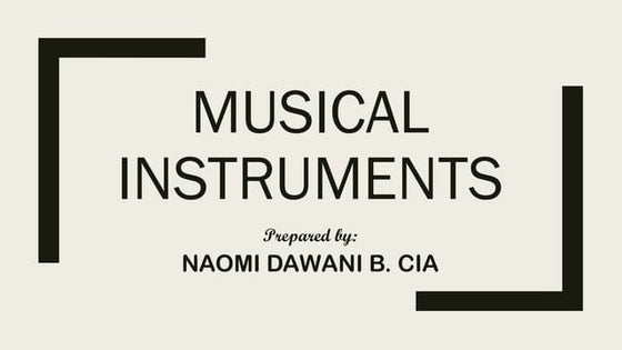 Mga Instrumentong Rondalya | PPT