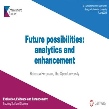 Future possibilities: analytics and enhancement | PPT