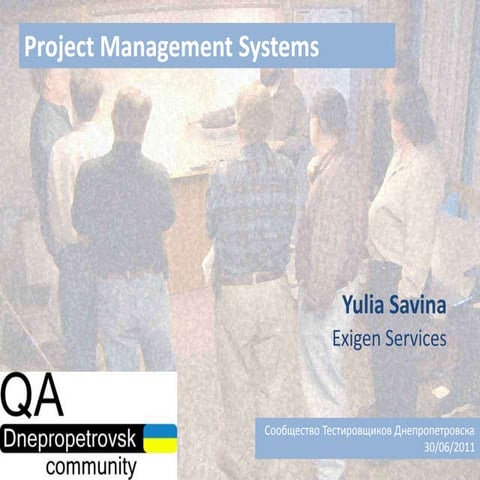 Project Management Systems | PPT