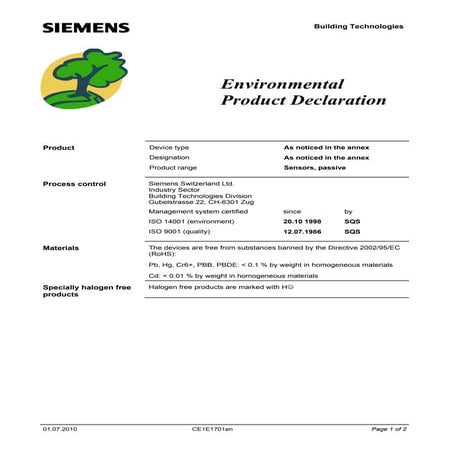 Qad22 conformite environnementale_en | PDF