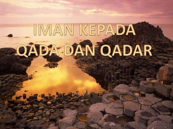 Qada' dan qadar | PPT