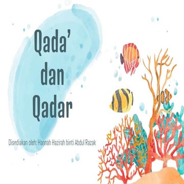 Qada' dan qadar | PPTX