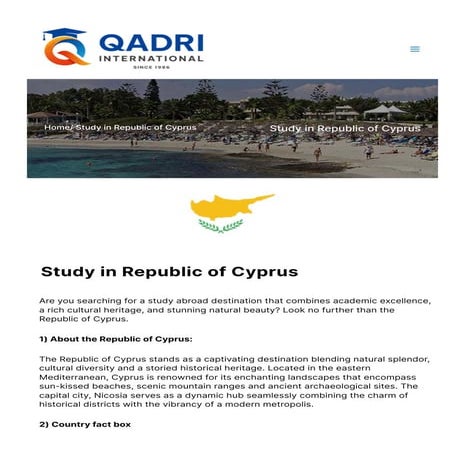 Study in Cyprus: Experience Top Universities and a Rich Cultural ...