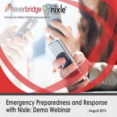 Emergency Preparedness and Response with Nixle | PDF
