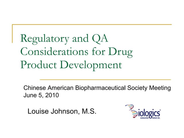 How to Complete CTD Module 3 - CMC Regulatory Q&A | PPTX