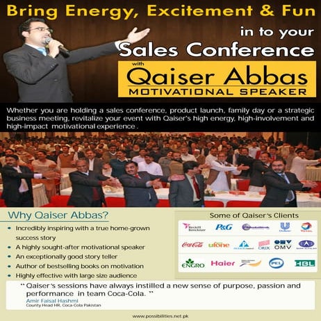 Qaiser abbas motivational speaker author | PDF