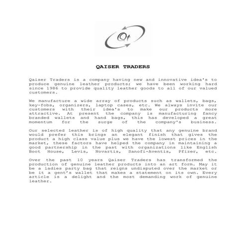 Wrapsody: The brand story and values | PPTX