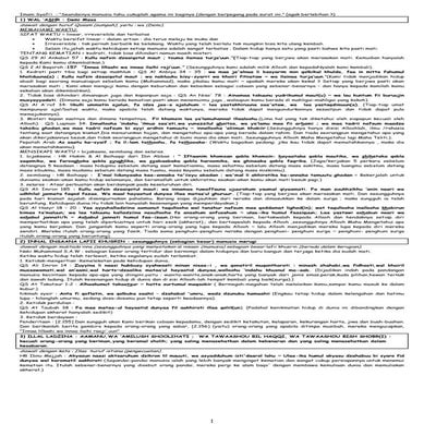 Qal ashr singkat ku lengkap | PDF