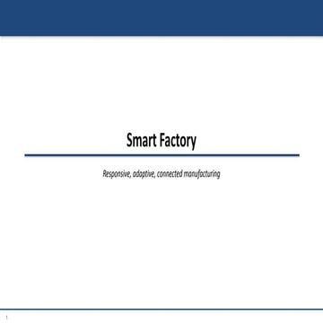 Smart Garment Factory | PPTX