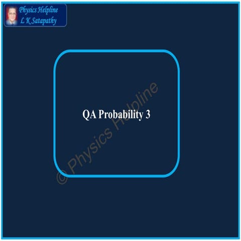 Probability QA 3 | PPTX