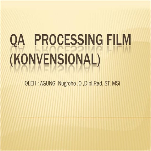 Qa prosesing film | PPT