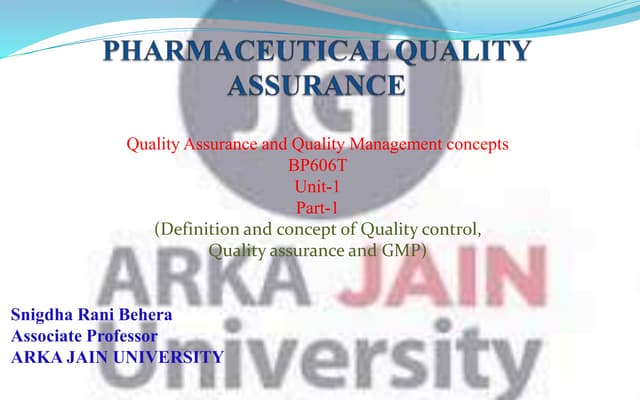 Quality Assurance Unit IV Complaints. | PDF