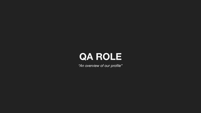 Qa Role 2021pdf