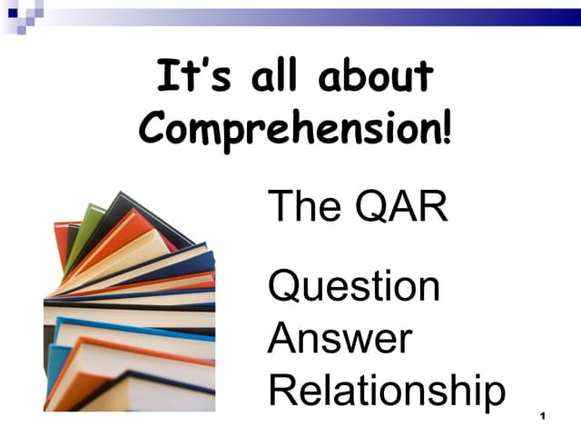Reading Comprehension Strategies | PPTX