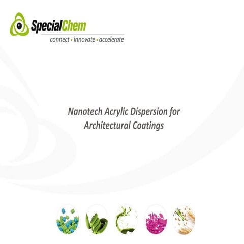 Nanotech Acrylic Dispersion for Architectural Coatings | PPTX