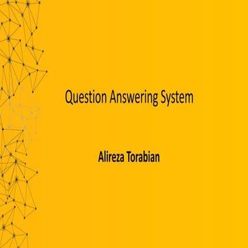 Question Answering Systems | PPT
