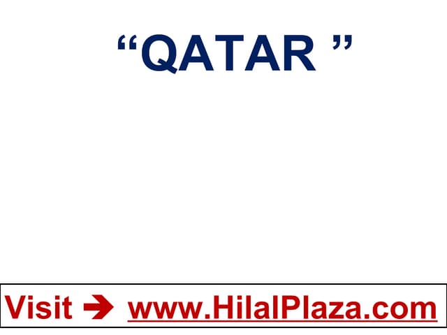 Qatar Presentation | PPT
