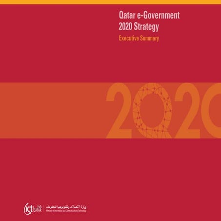 Qatar e government 2020 strategy | PPT