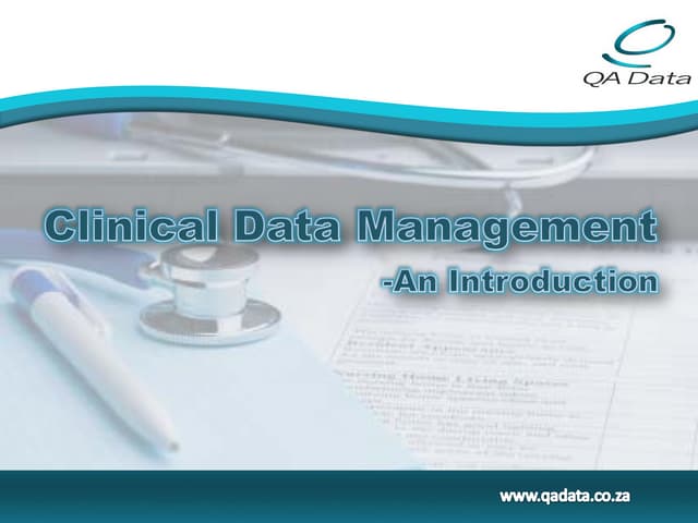 Clinical Data Management | PPTX