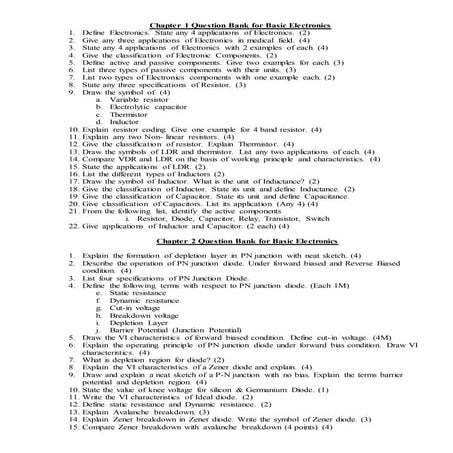 Q bank chap3,4,5,6 | PDF