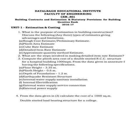 Qb cem 801 | PDF | Free Download