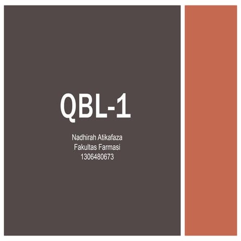 Qbl 1 nadhirah atikafaza | PPTX