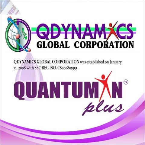 QUANTUMIN PLUS | PPTX | Business and Finance